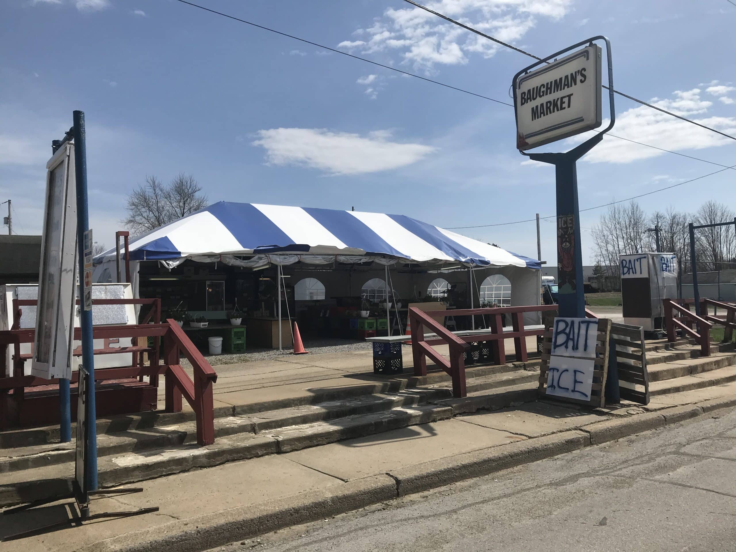 Empty Farmers Market Stand Best Empty Market Stall Royalty Free